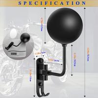 China Powder Coating Helmet Holder Metal Stand Wall Mounted Rack for Motorcycle Accessories for sale