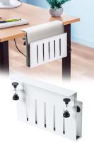 China Metal Cable Tray for Under Desk Cable Organization Punch-Free Clamp on Newest Design for sale