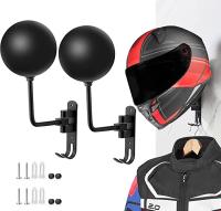 China Motorcycle Bike Helmet Hanger with 180 Degree Rotation and 2 Hooks Must-have Accessory for sale