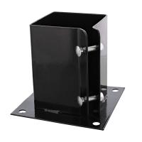 China Customized Black Ground Screw Post Anchor ODM OEM Surealong ISO Standard 1/2mm Thickness for sale