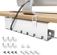 China Under Desk Cable Storage No Drill Wire Management Power Strips Basket for Office 1.6kg for sale