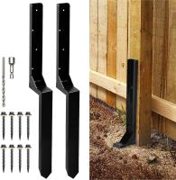 China Standard Size Metal Stakes Ground Spike Fence Mender for Wooden Fence Post Repair for sale