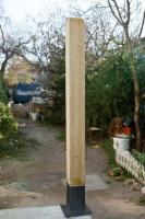 China Black 6x6 Post Anchor Square Bracket for Fence Mailbox Deck Wood ISO Steel Customized for sale