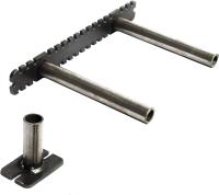 China StudLock Keyhole system Longer Floating Shelf Bracket Heavy Duty Solid Steel Support Rods for sale