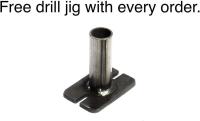 China StudLock Keyhole system Longer Floating Shelf Bracket Heavy Duty Solid Steel Support Rods for sale