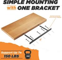 China Floating Shelf Bracket Heavy Duty Metal Hidden Decorative Wall Shelves Brackets for sale