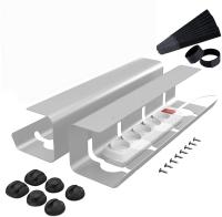 China Office Under Desk Cable Management Organizer 1mm Thickness Customized Logo Acceptable for sale
