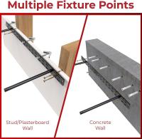 China Stainless Steel Bending Process 22in Hidden Shelf Bracket for Multiple Mounting Holes for sale