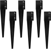 China ROHS Certified Metal Black Powder Coated Post Anchors for Deck Railing and Assurance for sale