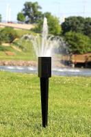 China ROHS Certified Metal Black Powder Coated Post Anchors for Deck Railing and Assurance for sale