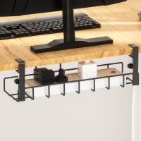 China Say Goodbye to Messy Wires with No Drill Under Desk Cable Management Tray and Clamp for sale