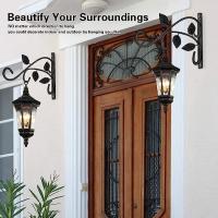 China Carbon Steel Wall-Mounted Gardening Bracket Hook for Hanging Baskets and Bird Feeders for sale