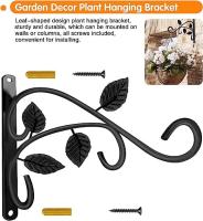 China Hanging Plant Hook for Flower Lantern Bird Feeder Wind Chimes Metal Plant Hanger for sale
