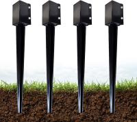 China 4x4 Post Base Brackets Ideal for Mailbox Deck and Gazebo Posts Customizable Appearance for sale