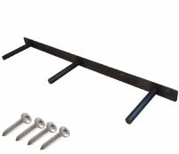 China White Heavy Duty Steel Hidden Mantel Hardware for Long Floating Shelf and Mantel Support for sale