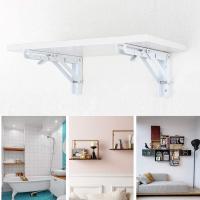 China Stainless steel folding l shaped shelf brackets triangle support for DIY projects for sale