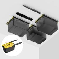 China Overhead Garage Storage Racks for Utility Bins 26inch 1.8mm Heavy Duty Ceiling Mount for sale
