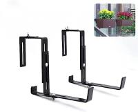 China Transform Your Balcony Deck Porch and Garden with Steel Q235 Grade Planter Box Bracket Set for sale