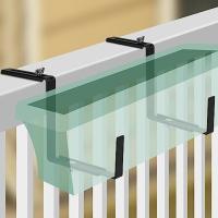 China Transform Your Balcony Deck Porch and Garden with Steel Q235 Grade Planter Box Bracket Set for sale
