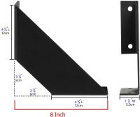 China Customized Invisible Floating Wall Shelves Support with Triangle Right Angle Bracket for sale