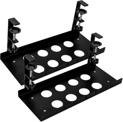 China Multifunctional Wire Management Clamp for Sturdy Metal Cable Organization Under Desk for sale