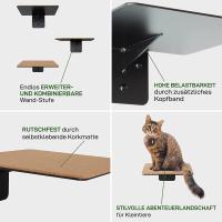 China Wall Mounted Metal Shelf for Small Animals 3mm Thickness Climb and Observe Cat Stairs for sale