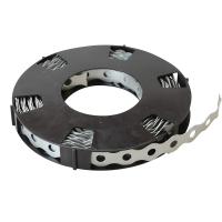 China Galvanised Steel Band Metal Fixing Strap for Havc Air Condition Duct Process Punching for sale