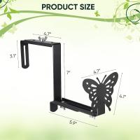 China Nonstandard Adjustable Size 6 to 12 Inches Planter Shelving for Terraces and Railings for sale