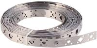 China OEM 10 Metre Roll of 12mm Multi Purpose Perforated Galvanised Steel Strap Fixing Band for sale