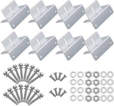 China Solar Panels Supporting Mount Heavy Duty Z Bracket for RV Flat Roof Boat Solar Panels for sale
