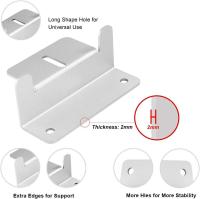 China Solar Panels Supporting Mount Heavy Duty Z Bracket for RV Flat Roof Boat Solar Panels for sale