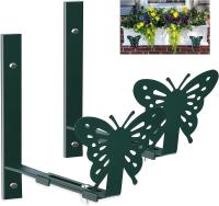 China Nonstandard Butterfly Wall Mount Flower Box Holders for Window Boxes Planters Hooks for sale