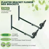 China Nonstandard Butterfly Wall Mount Flower Box Holders for Window Boxes Planters Hooks for sale