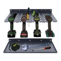 China Customized Logo Accepted Heavy Duty Tool Storage Organizer Holder Floating Tool Shelf for sale