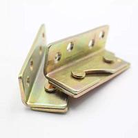 China Black Powder Coated Finish Wooden Bed Frame Connectors Furniture Accessories for Headboards Footboards for sale
