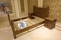 China Universal Wood Bed Rail Hook Plates Nonstandard for Beds Frame Bracket Headboard Parts for sale