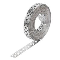 China Silver Surealong Contractors Perforated Banding Joist strap Wavy Strapping for sale