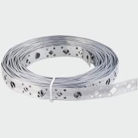China Silver Surealong Contractors Perforated Banding Joist strap Wavy Strapping for sale