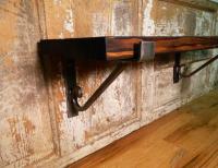 China Single-side Bracket for Heavy Duty Fireplace Antique Floating Shelf Mantel Bracket for sale