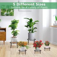 China Indoor Vintage Flower Rack with Included Hardware Decorative Iron Steel Plant Stand for sale