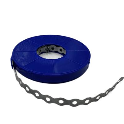 China Builders All Round Band 10 Meter Roll of Galvanised Steel Strap with Perforated Holes for sale