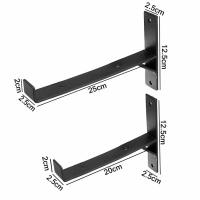 China Scaffold Board Vintage T Lip Brackets with Included Hardware and Rear Stem 6''/ 15cm for sale