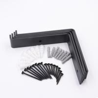 China Industrial Iron Shelf Brackets for Rustic Scaffold Board White Equipments CNC Stamping for sale