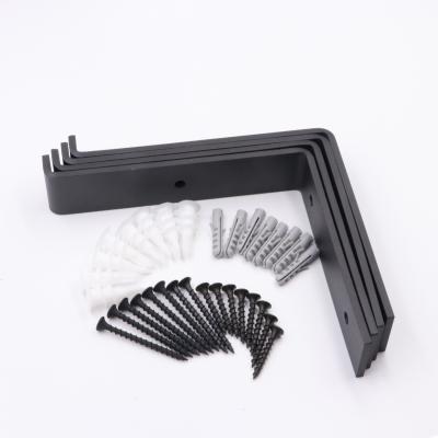 China Industrial Iron Shelf Brackets for Rustic Scaffold Board White Equipments CNC Stamping for sale