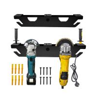 China Multi-Purpose Wall Mount Grinder Stand with Cord Hanger and Tool Stand Storage Rack Holder for sale