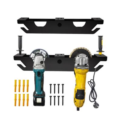 China Multi-Purpose Wall Mount Grinder Stand with Cord Hanger and Tool Stand Storage Rack Holder for sale
