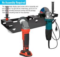 China Multi-Purpose Wall Mount Grinder Stand with Cord Hanger and Tool Stand Storage Rack Holder for sale
