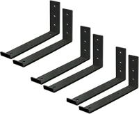 China Standard Industrial Decor Iron J Hook Brackets Wall Angel Corner L Bracket with Lip for sale