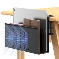China Desk Side Storage Holder No Drill Under Desk Cable Management Tray Steel Hanging Tray for sale
