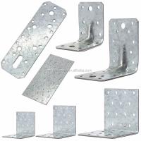 China Punching Process Metal Bracket for Timber Furniture Hardware Zinc Plated Joist Hanger for sale